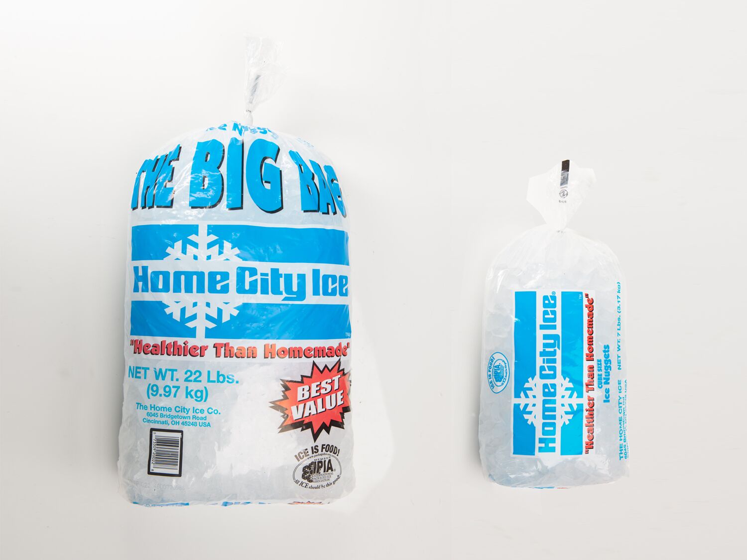 Bagged ice companies store